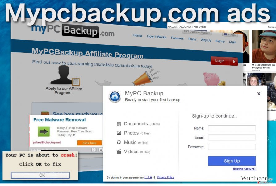 移除 Mypcbackup.com pop-up 广告 (病毒移除指南)