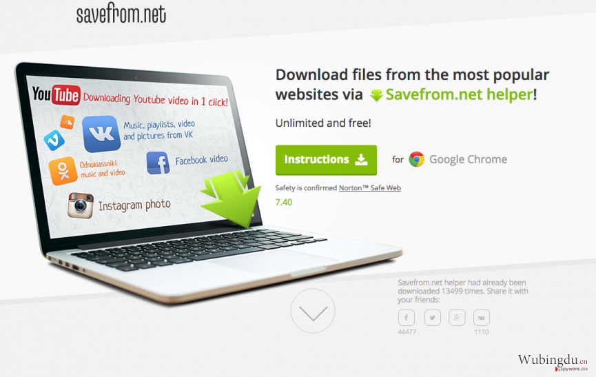 移除 SaveFrom.net helper (移除说明) - 2017 年 8月 更新