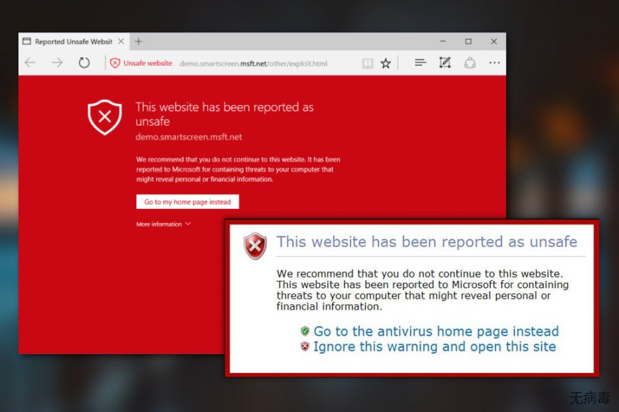 移除 This website has been reported as unsafe browser warning (移除说明 ...